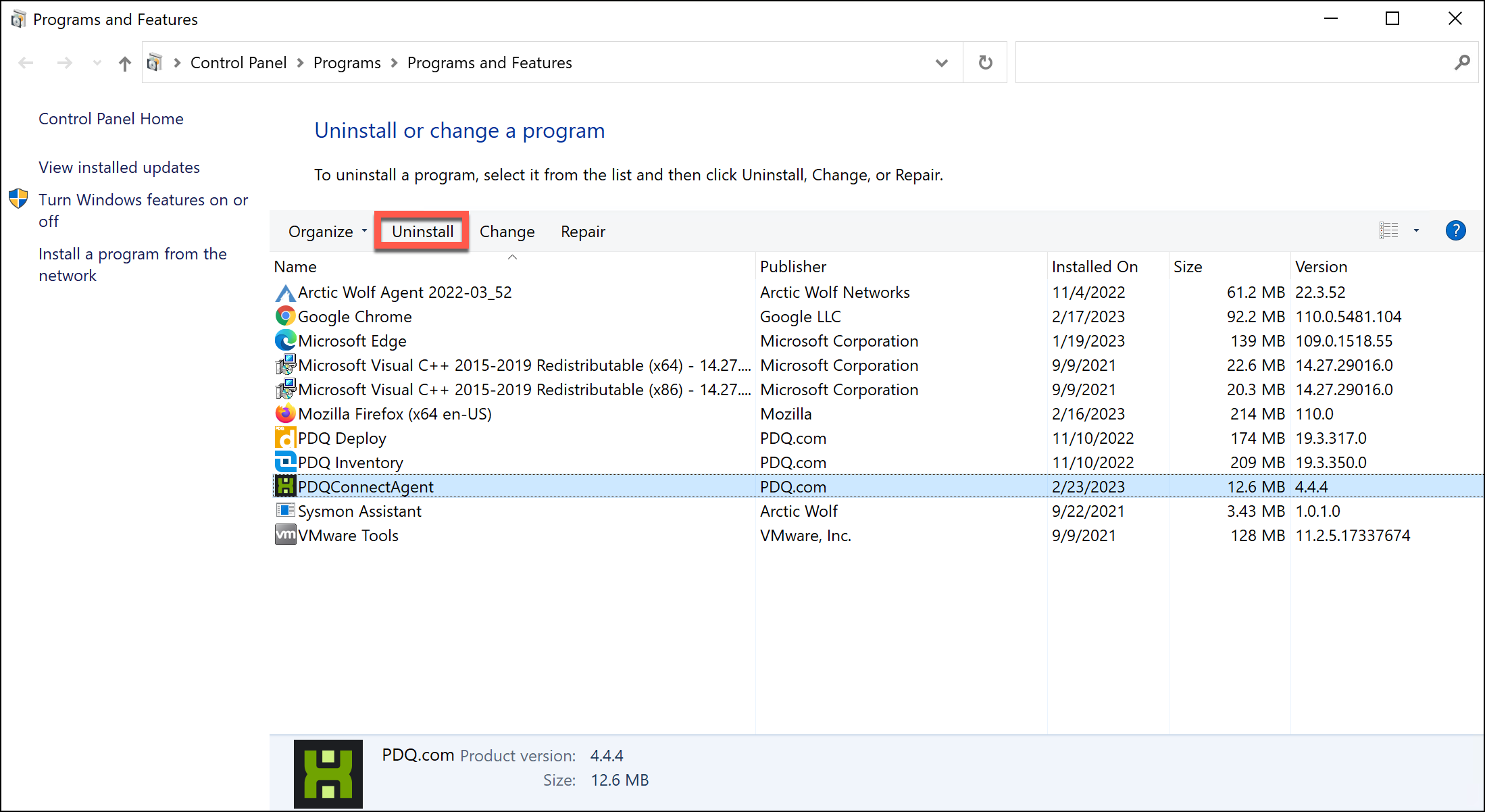 Uninstalling the PDQ Connect Agent – PDQ Connect Help Center Uninstalling the PDQ Connect Agent – PDQ Connect Help Center