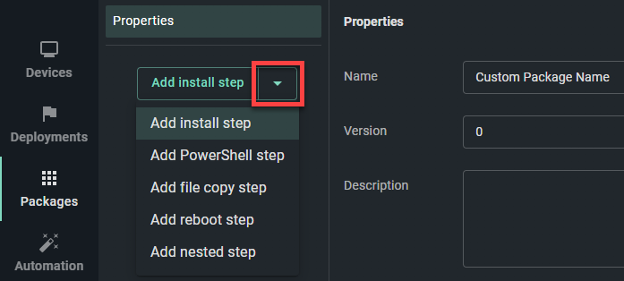 Custom Packages – PDQ Connect Help Center