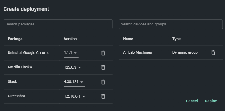 Deploying Packages – PDQ Connect Help Center Deploying Packages – PDQ Connect Help Center