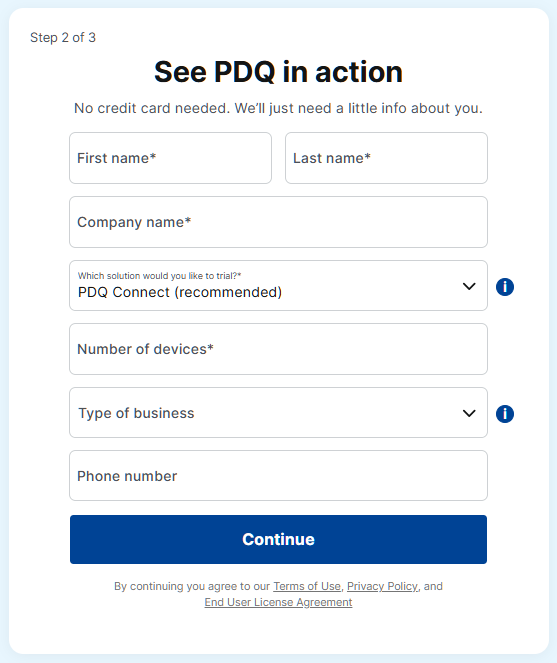 Starting a PDQ Connect Trial and Verifying Your Account – PDQ Connect ...