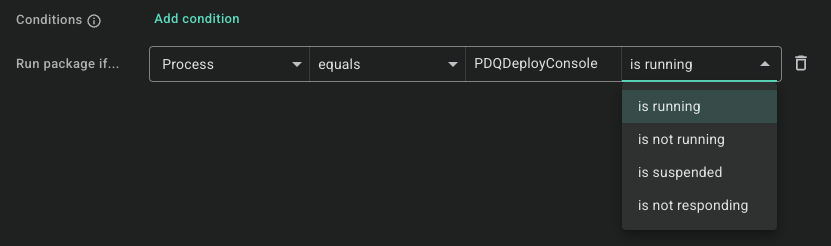 Package & Step Conditions – PDQ Connect Help Center